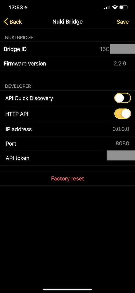 Nuki Bridge Beta - LAN-only mode - Bridge - Nuki Developers