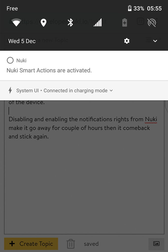 Nuki Android notification - Nuki Android App Beta - Nuki Developers