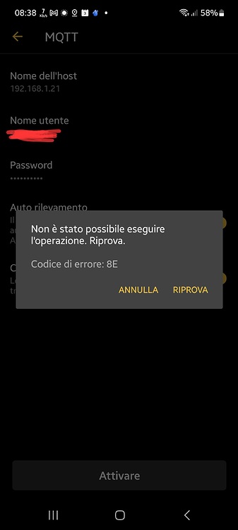 What does 8E error means (wrt MQTT connection)? - Questions - Nuki Developers