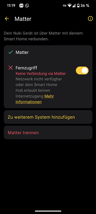 Google TV Streamer as Matter border router and Hub - Matter - Nuki ...