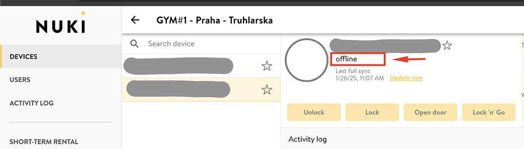 How to detect a lock's 'Offline' status by API? - Web - Nuki Developers