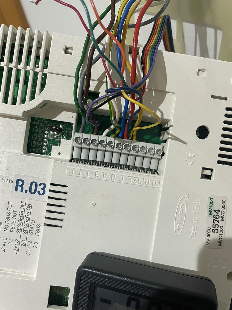 Help with Bitron Video MV1000 installation (opener) - Other intercoms ...