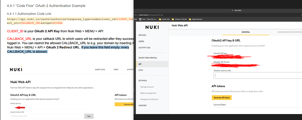 Redirect Url restrictions - Web API - Nuki Developers