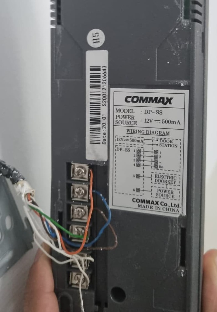 Commax 6 wires intercom - Discussion - Nuki Developers